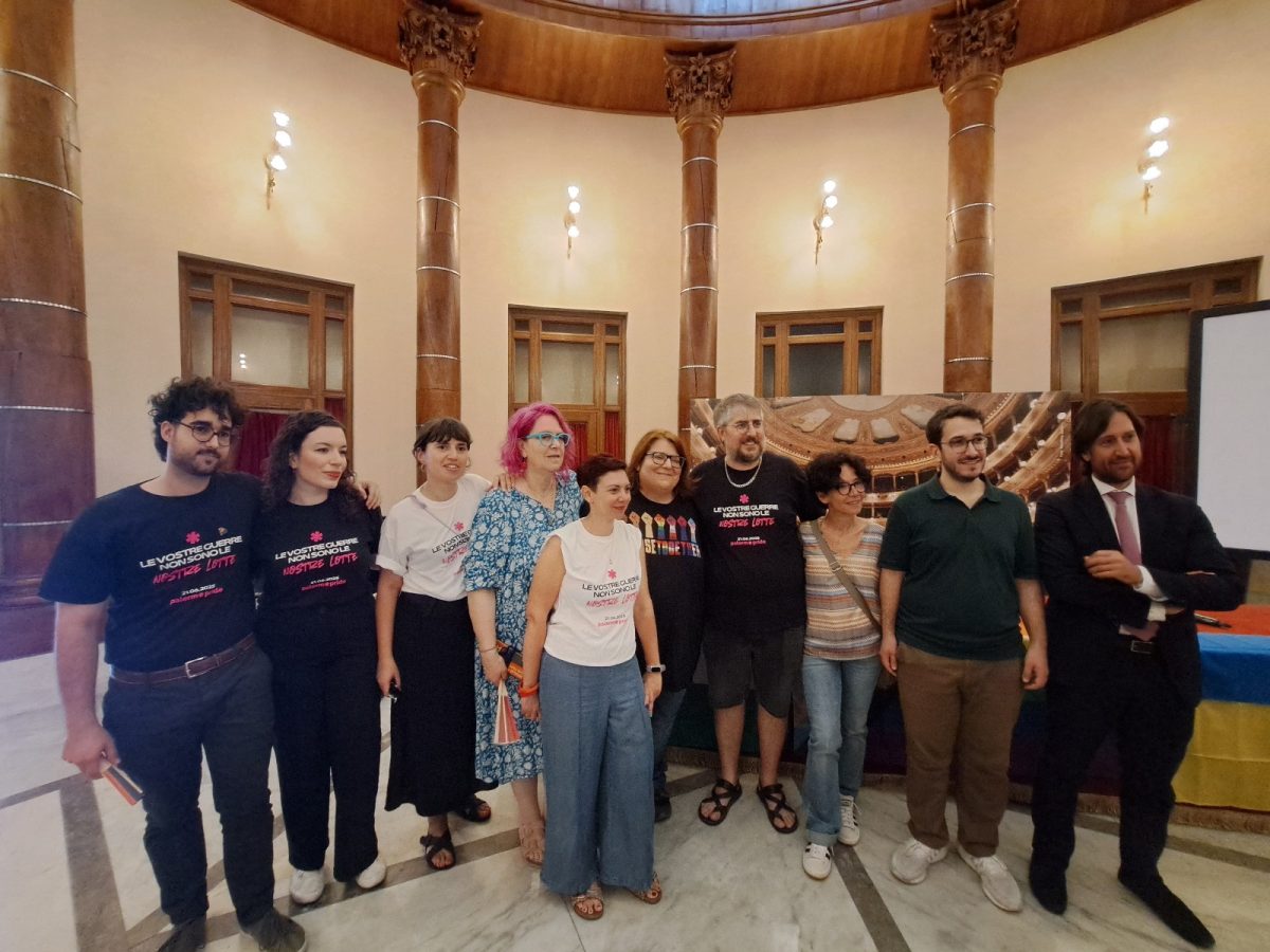 Presentato il Palermo Pride 2025: «Le vostre guerre non sono le nostre ...